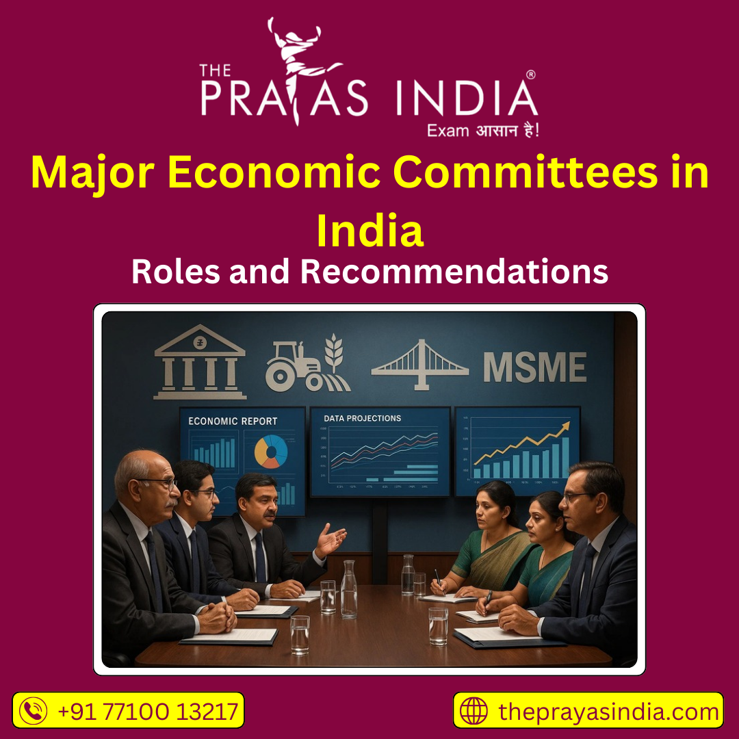 Major Economic Committees in India - The Prayas India