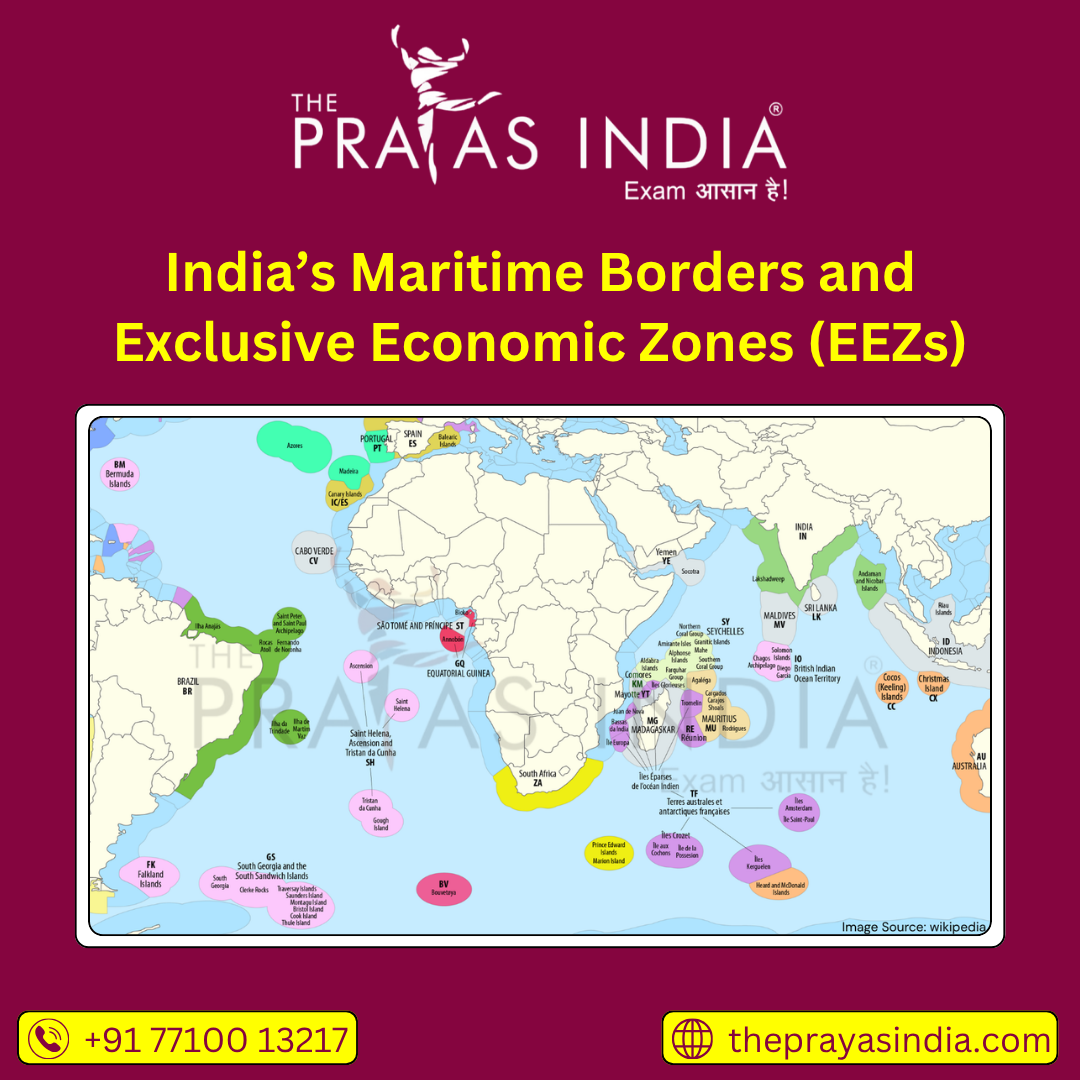 India’s Maritime Borders and Exclusive Economic Zones