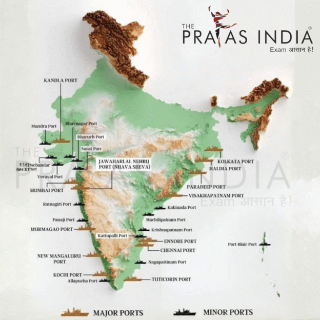 Major Ports in India: A Detailed Guide for UPSC Aspirants