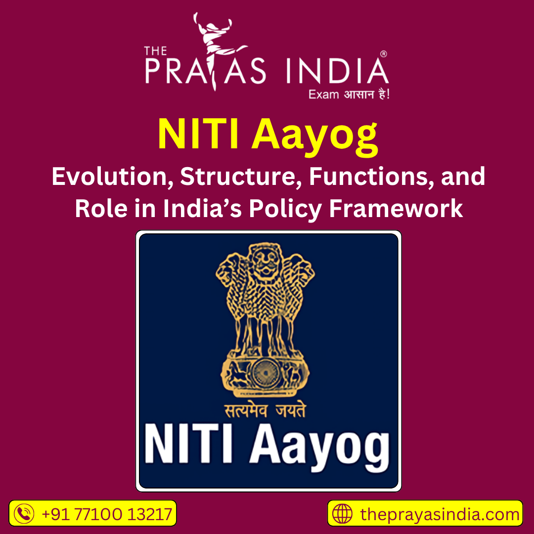 NITI Aayog - Evolution, Structure, Functions, and Role