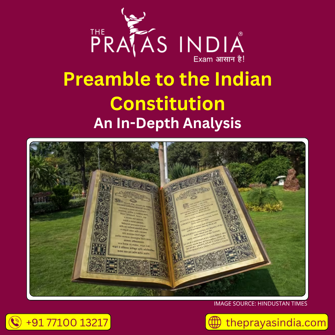 Preamble to the Indian Constitution - The Prayas India