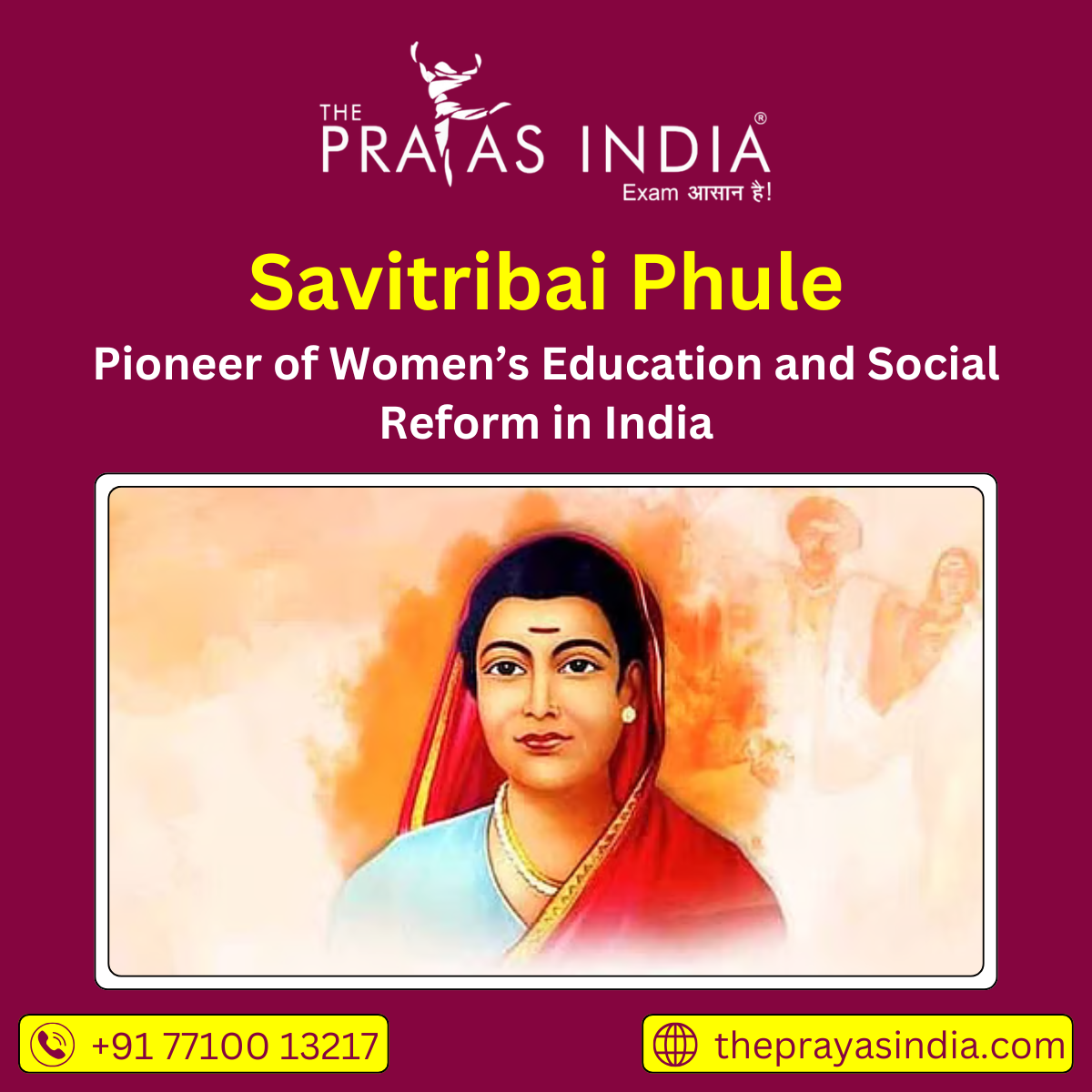 Savitribai Phule - The Prayas India