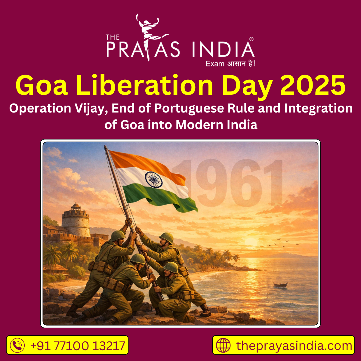 Goa Liberation Day 2025 - The Prayas India