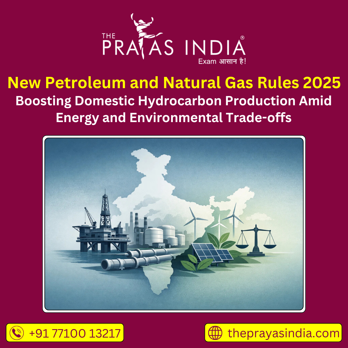 New Petroleum and Natural Gas Rules 2025 - The Prayas India