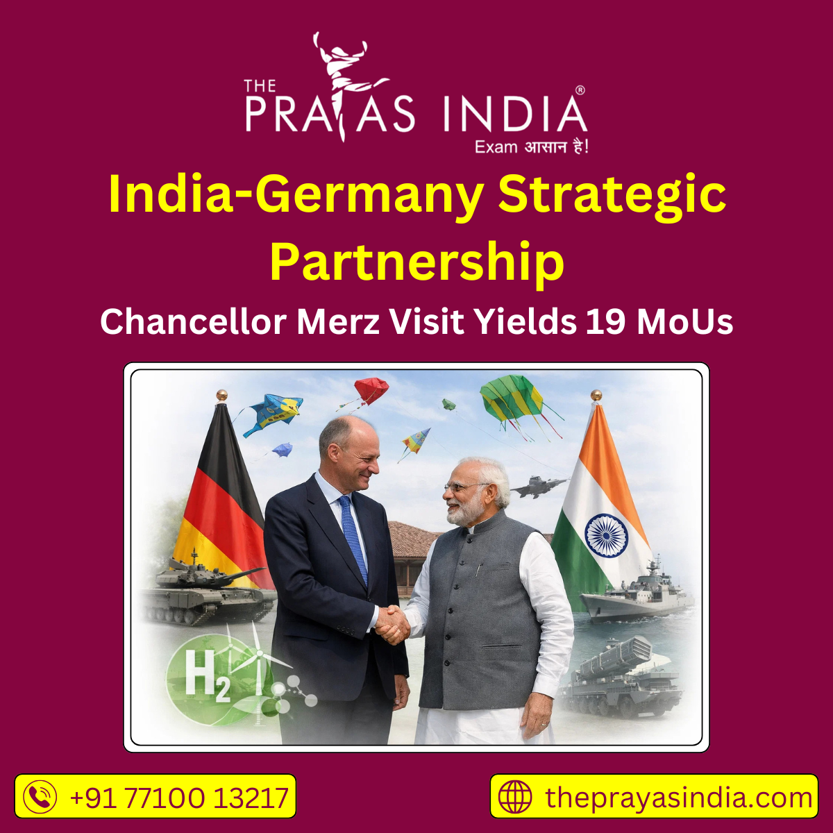 India-Germany Strategic Partnership - The Prayas India