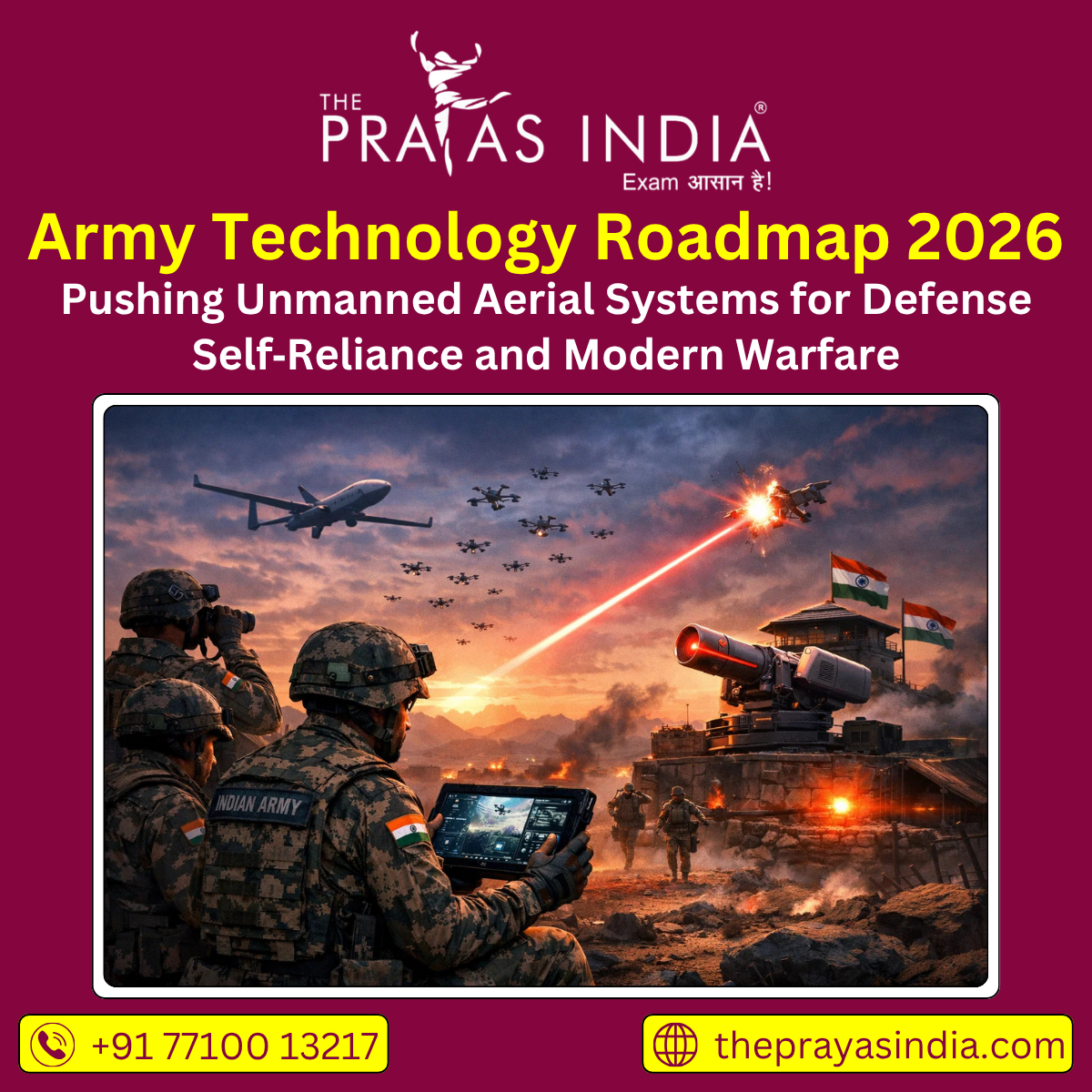 Army Technology Roadmap 2026 - The Prayas India